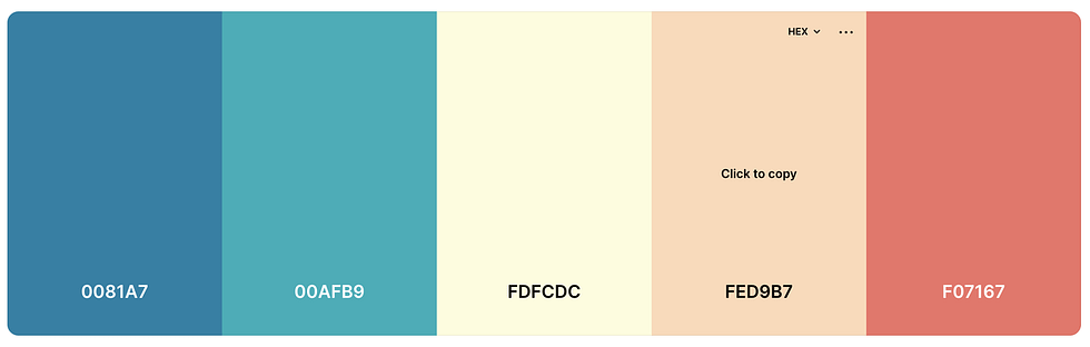Website Color Palettes - web developer
