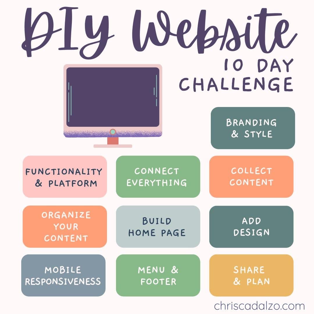 DIY Website Challenge - web developer
