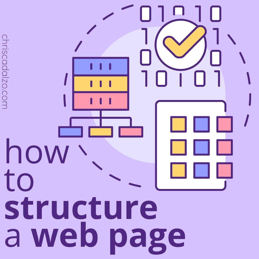 How to Structure a Web Page - web developer