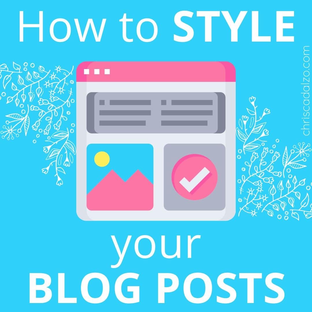 How to Style Blog Posts in WordPress - web developer