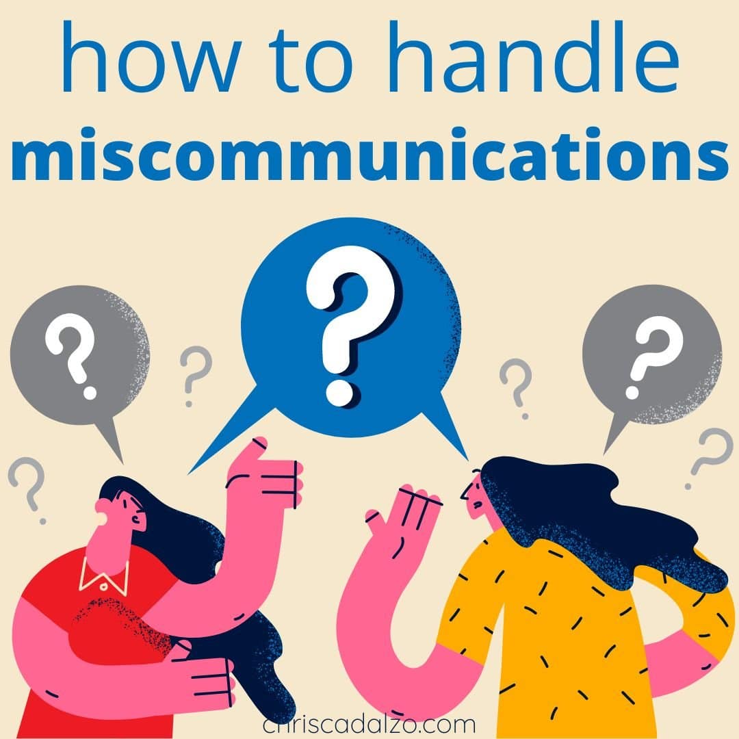 Freelancer / Client Miscommunication - How to handle them - web developer